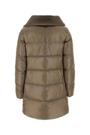 Herno Dove Grey Nylon Down Jacket