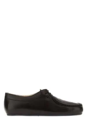 JIL SANDER Dark Leather Lace-up Shoes - Brown