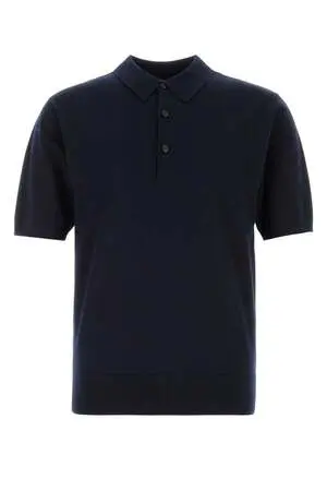 Dries Van Noten Navy Wool Murice Solo Shirt