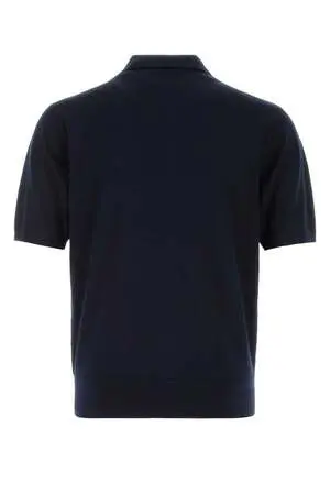 Dries Van Noten Navy Wool Murice Solo Shirt