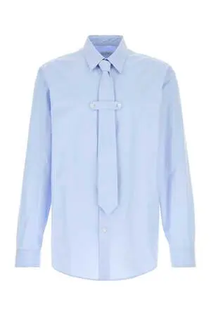 Dries Van Noten Light Cilian Poplin Shirt - Blue