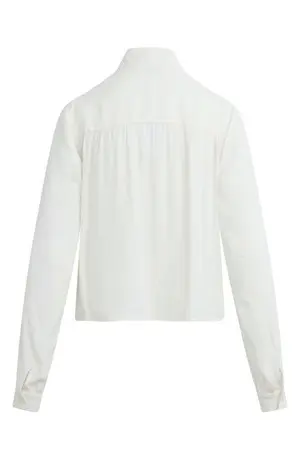 FAVORITE DAUGHTER The Simone Tie Neck Top - Ivory