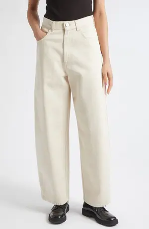 RÓHE Berber Barrel Leg Jeans - Ecru