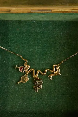 BEADS BY TARA Contour Charm Necklace