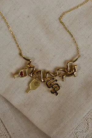 BEADS BY TARA Contour Charm Necklace