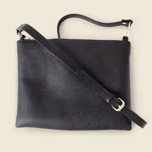 CASUPO Leather Crossbody Bag With Adjustable Strap - Green