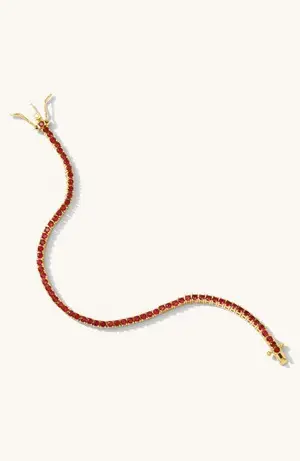 BEADS BY TARA Everyday Tennis Bracelet - Ruby