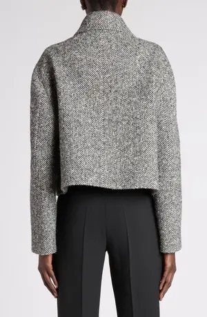 Valentino Garavani Chevron Virgin Wool Blend Jacket