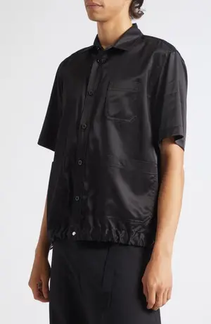 Sacai Twill Short Sleeve Shirt