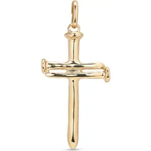 UNODE50 18k -plated Large Sized Cross Charm