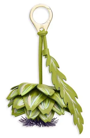 CHRISTIAN LOUBOUTIN Artichoke Leather Bag Charm - M023 Multi/gold
