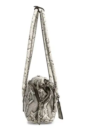 MAISON MARGIELA 5ac Snakeskin Embossed Leather Shoulder Bag