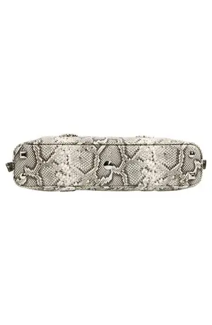 MAISON MARGIELA 5ac Snakeskin Embossed Leather Shoulder Bag