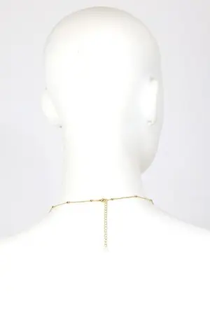 ATHRA LUXE Layered Pavé Cross Necklace