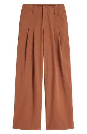 Boden Mayfair Pleat Detail Wide Leg Trousers