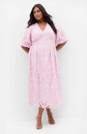 City Chic Kylee Lace Maxi Dress
