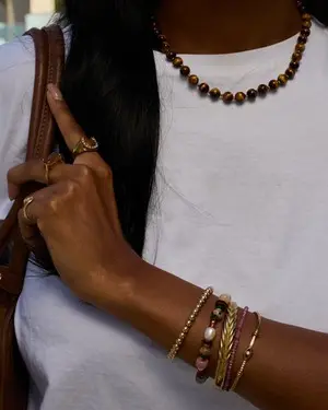 BEADS BY TARA Porto Necklace - Desert Sun