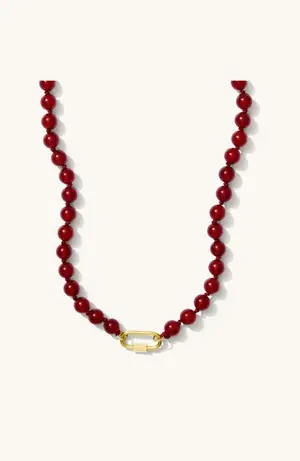 BEADS BY TARA Porto Necklace - Pomegranate