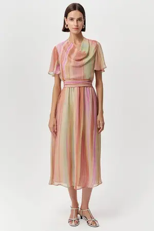 Exquise Stripes Day Dresses