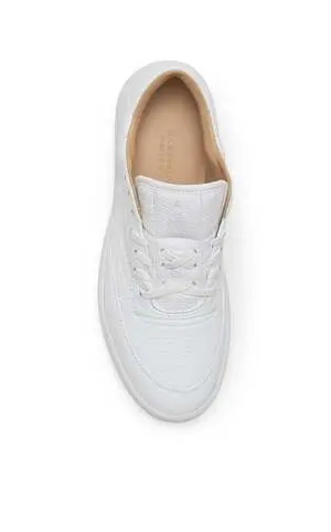 Gabriela Hearst Ohio Limited Edition Slip-on Sneaker In Textured Leather - White