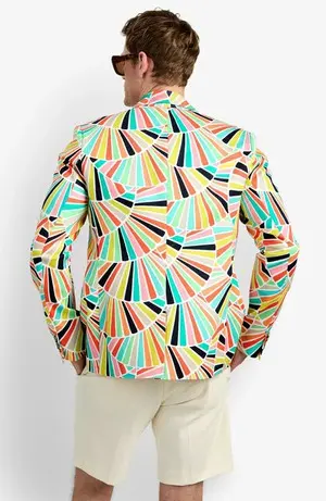 Mr Turk Thurston Print Blazer