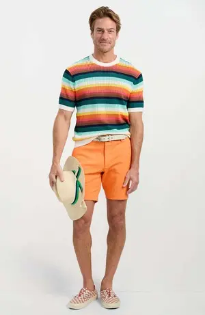 Mr Turk Carlos Short-sleeve Mesh Crewneck