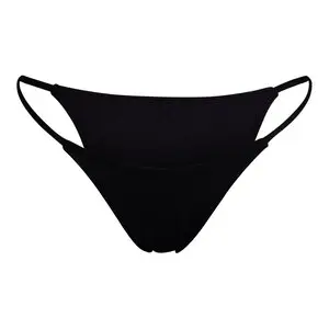 MINIMALE ANIMALE Ultra Brief Bikini Bottom Dark Seas - Black