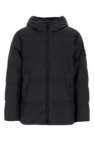 Stone Island Padded Down Jacket - Black