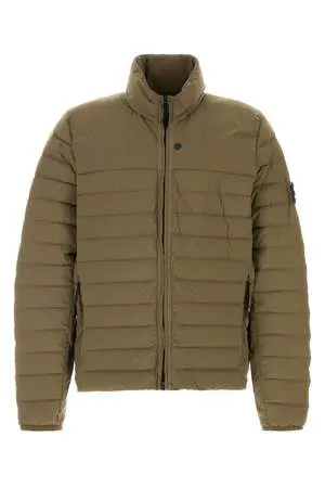 Stone Island Army Stretch Nylon Jacket - Green