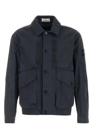 Stone Island Dark Nylon Windbreaker - Blue