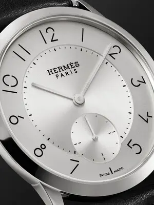 Hermès Slim D' Automatic Stainless Steel Watch