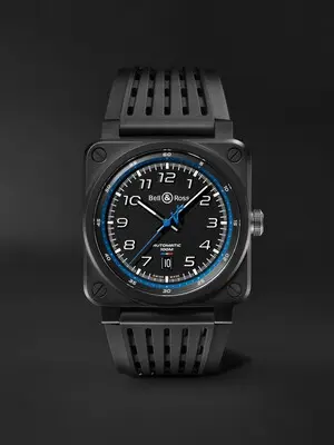 BELL & ROSS Br 03-92 A522 Automatic Ceramic Watch - Black