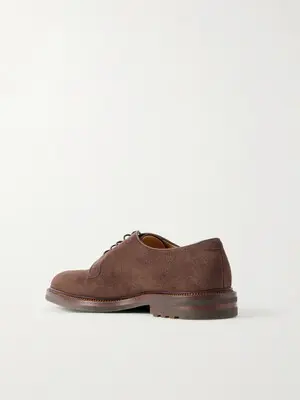 Brunello Cucinelli Suede Derby Shoes