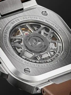 BELL & ROSS Br 05 Skeleton Automatic Stainless Steel Watch