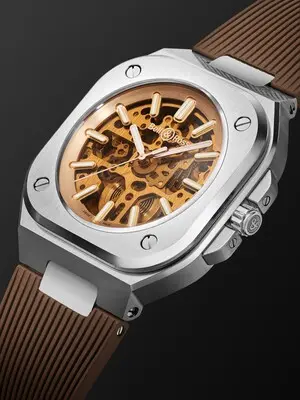 BELL & ROSS Br 05 Skeleton Automatic Stainless Steel Watch