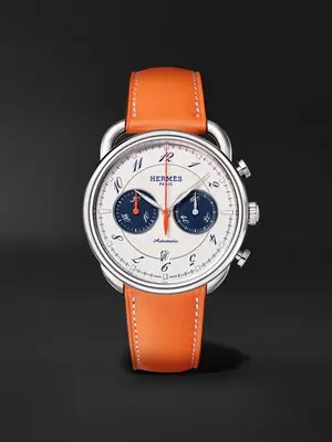 Hermès Arceau Chronographe Automatic Stainless Steel, Ref. 404111ww00 - White