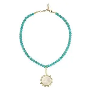 Mignonne Gavigan Semi Precious Turquoise Odyssey Necklace - One-color