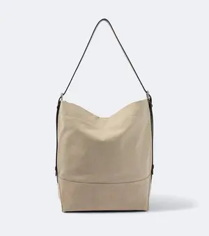 LEMAIRE Belted Canvas Tote Bag - Beige