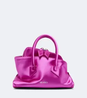 Attico La Passeggiata Mini Satin Top-handle Bag - Pink