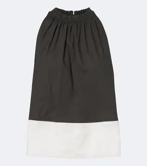Proenza Schouler White Label Esme Cotton Poplin Top - Green