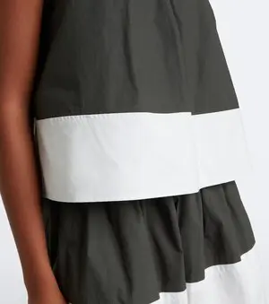 Proenza Schouler Esme' Cotton Poplin Halter Top