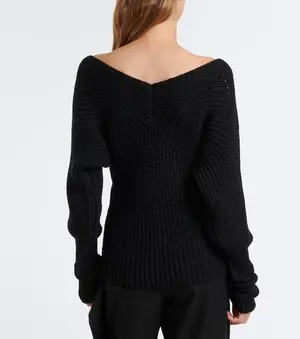 LEMAIRE Ribbed-knit Wool Sweater