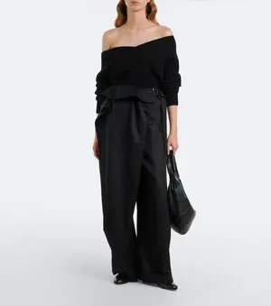 LEMAIRE Ribbed-knit Wool Sweater