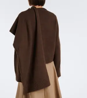 Altuzarra Palmer Layered Cotton-blend Sweater - Brown