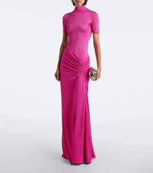 Christopher Esber Fusion Ruched Gown