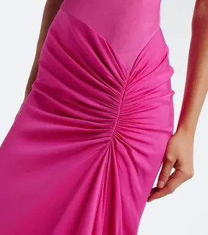 Christopher Esber Fusion Ruched Gown