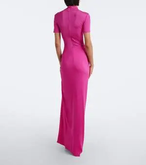Christopher Esber Fusion Ruched Gown