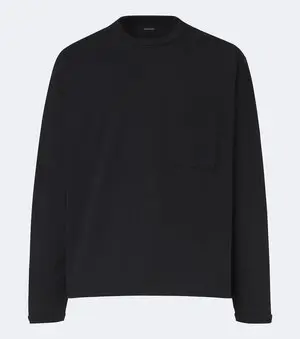 LEMAIRE Cotton Jersey T-shirt Black