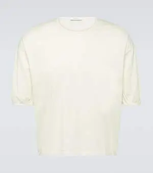 LEMAIRE Cotton Jersey T-shirt - Yellow