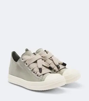 Rick Owens Jumbolace Suede Sneakers - Grey